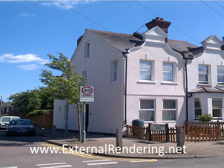 External_Rendering_White_Self_Coloured_Render_House | External Rendering