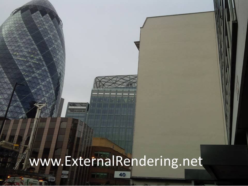 Rendering_Central_London_KRend_White_Highrise_Building | External Rendering